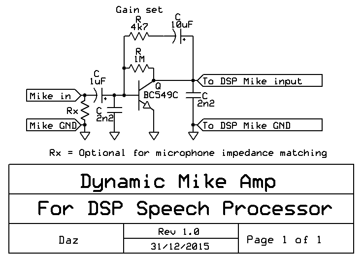 DSP Speech Processor Experimentation 2012-2020 [Daz DSP]